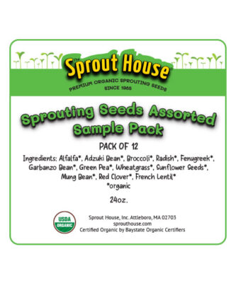 Sprouting Seeds Assorted Sample Pack - Sprout House